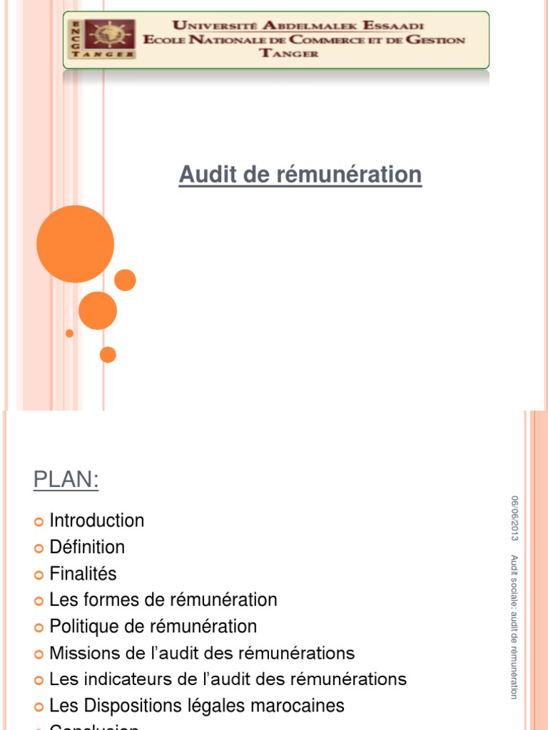Audit Remuneration | PDF | Rémunération | Audit