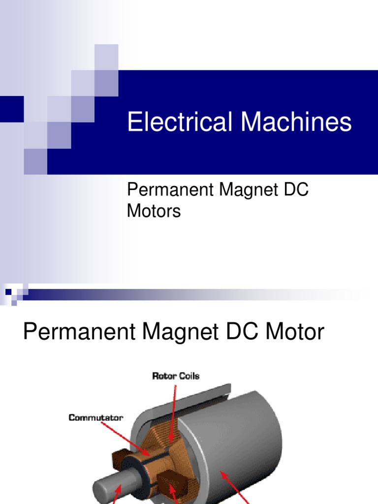 Permanent Magnet DC Motors | PDF | Electric Motor | Magnet