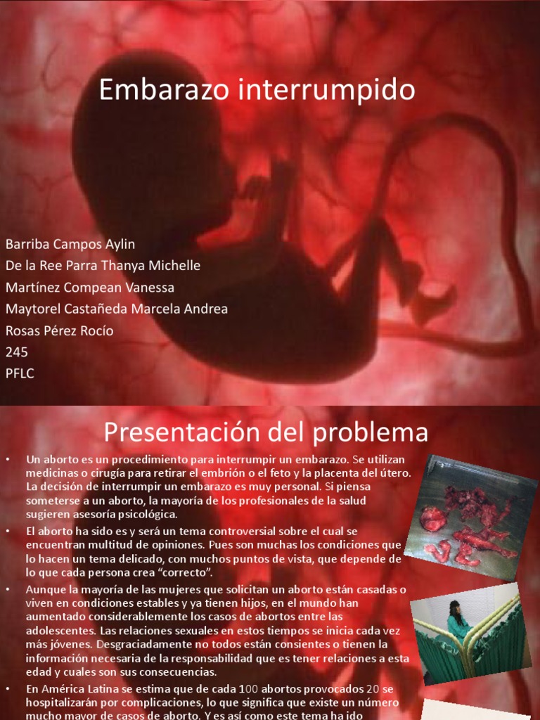 Embarazo Interrumpido | PDF | Aborto | El embarazo