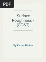 Surface Roughness Conversion Chart | PDF