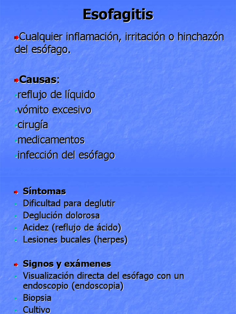 ESÓFAGITIS | PDF
