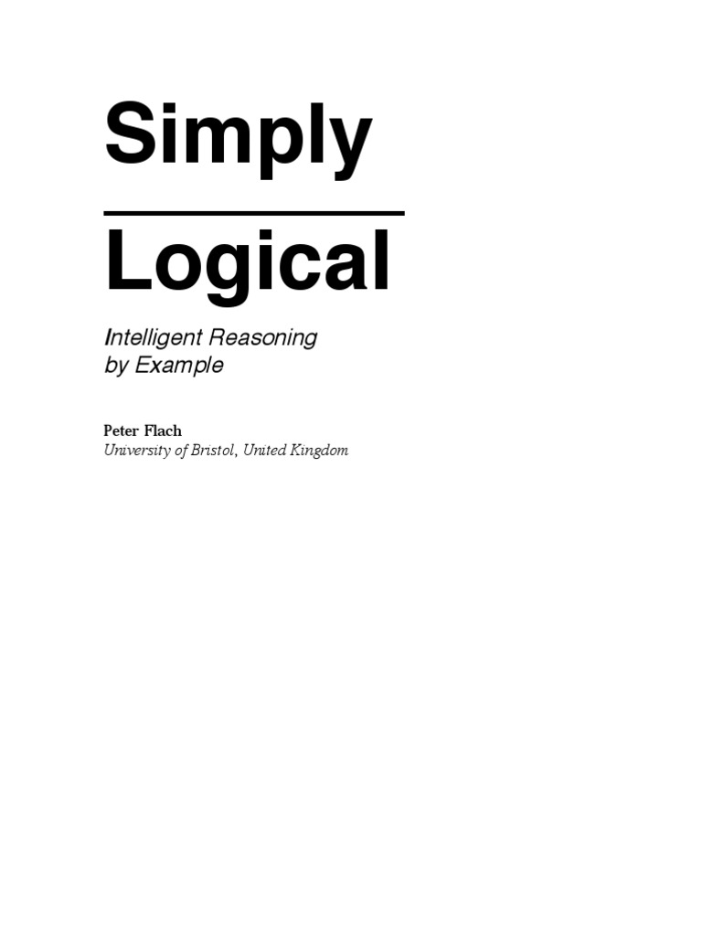 Simply Logical | PDF | Logic | Programming Language