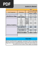 Manpower Supply Quotation Format | PDF | Outsourcing | Consultant