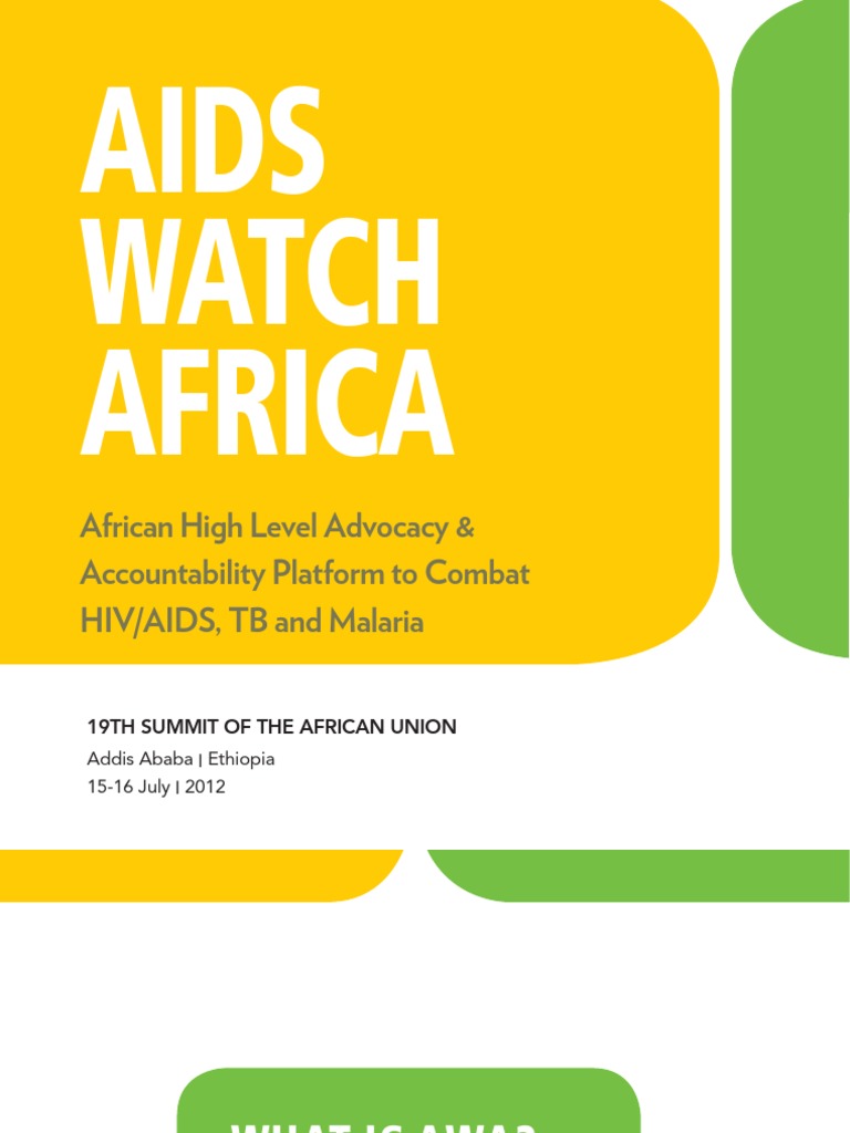 Aids Watch Africa: African High Level Advocacy & Accountability ...
