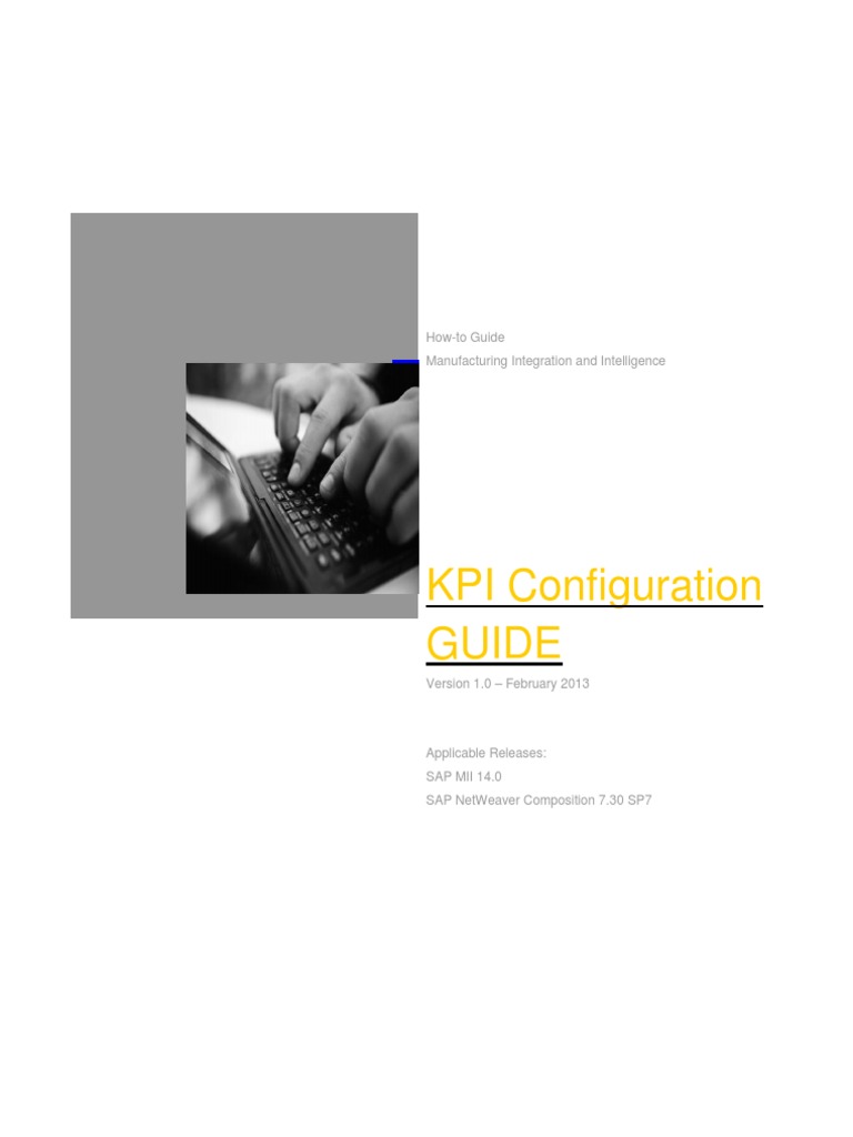 Kpi Configuration Guide | PDF | Performance Indicator | Information ...