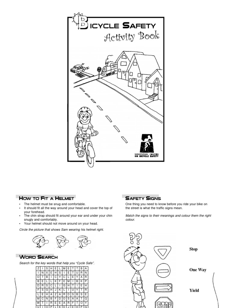 Bicycle Safety Book | PDF | Traffic | Traffic Light