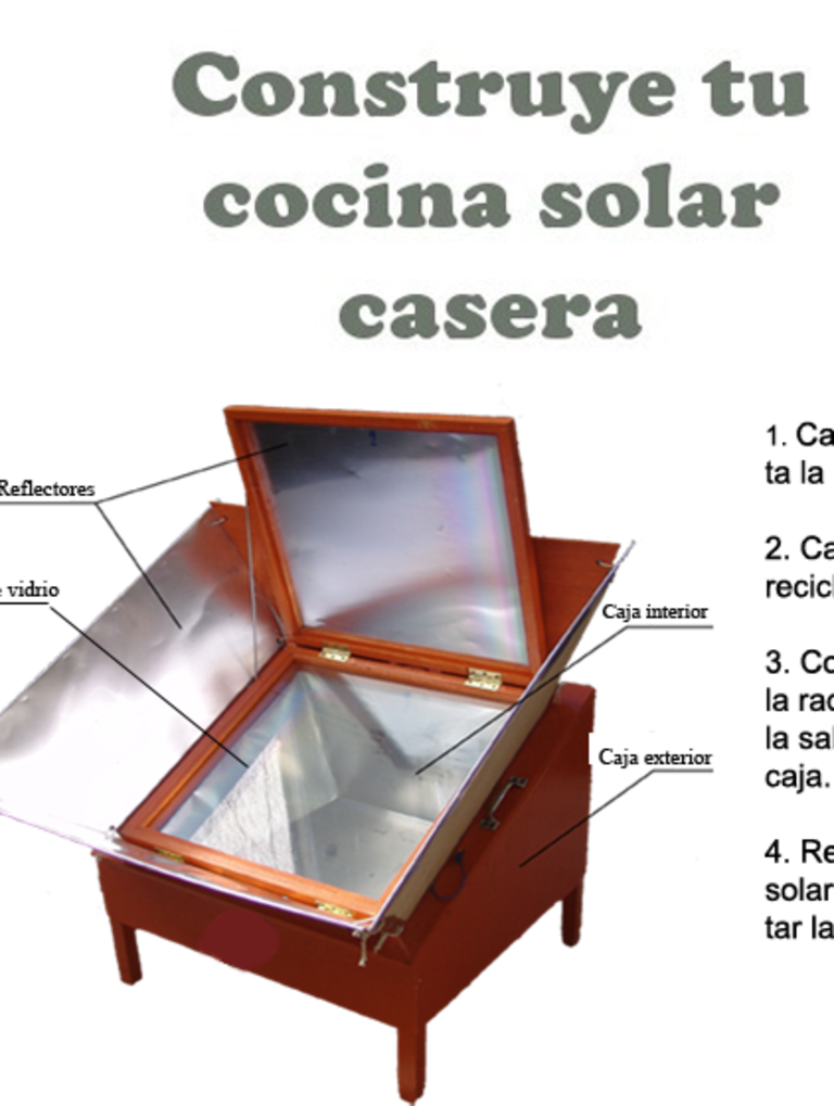Cómo Hacer Una Cocina Solar | PDF | Aluminio | Tornillo