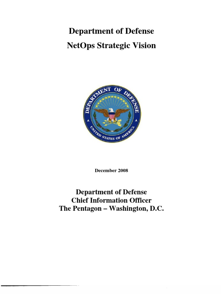 DoD NetOps Strategic Vision | PDF
