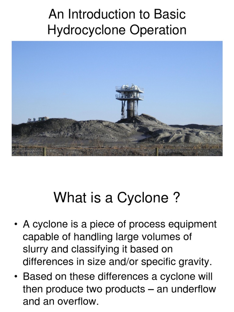 Hydrocyclone Operation Explained | PDF | Chemical Engineering ...