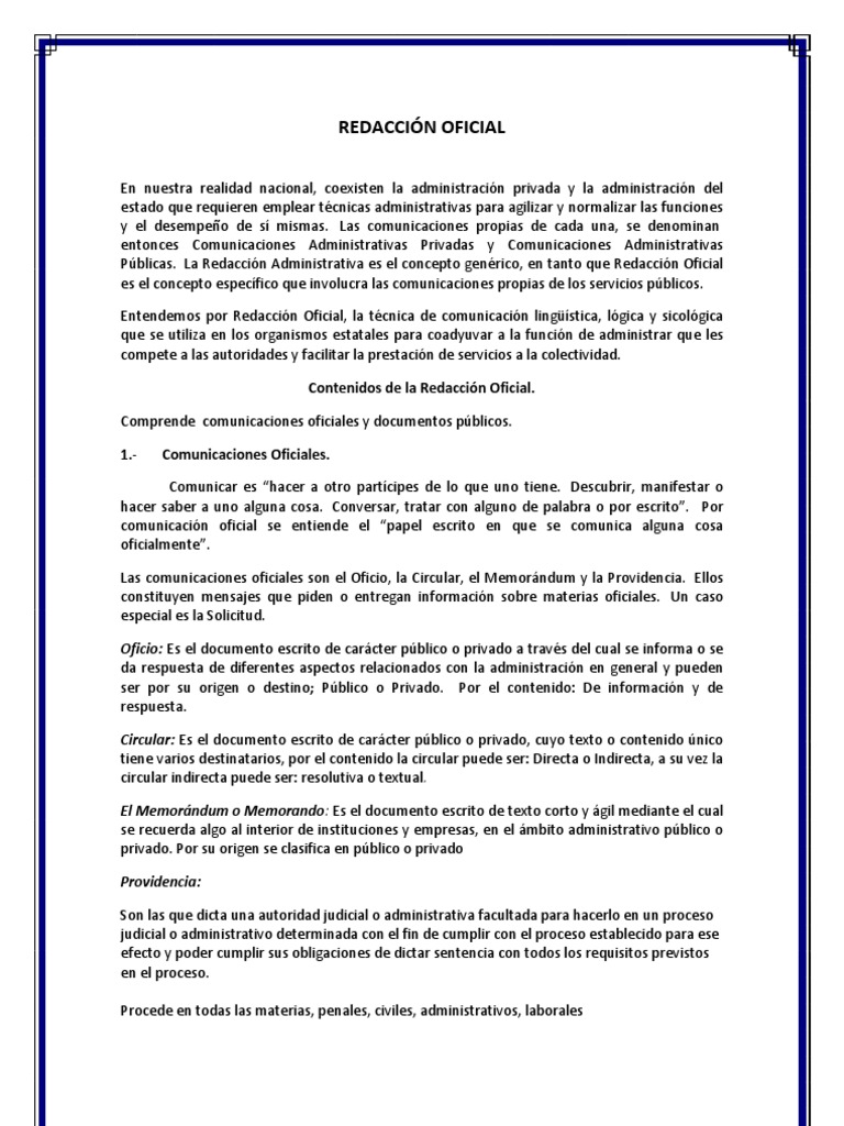 Deber Redaccion Oficial 1 | PDF | Evidencia (ley) | Comunicación