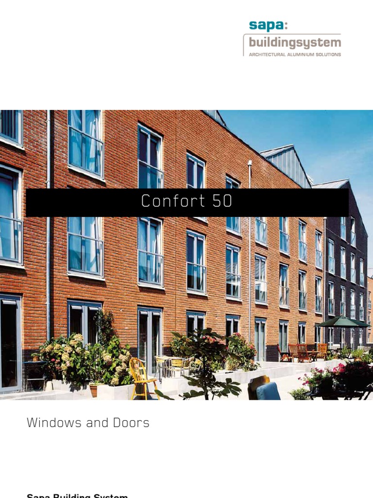 Confort 50 - Aluminium Windows and Doors - Sapa Building System | PDF ...