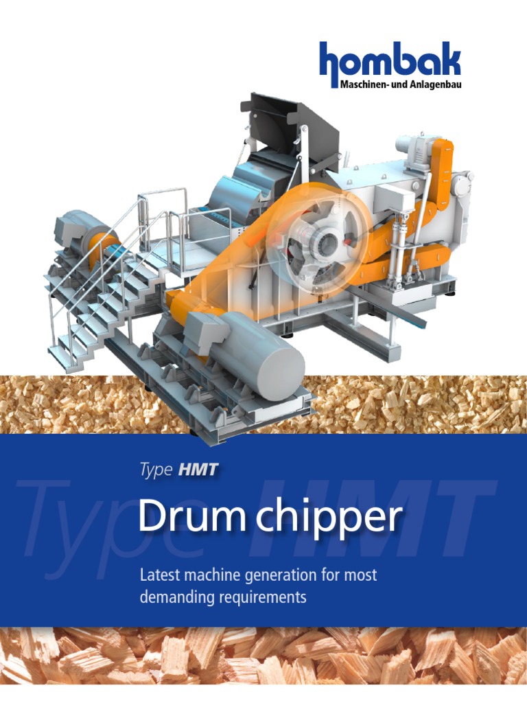 Hombak Drum Chipper | PDF | Wood | Machines
