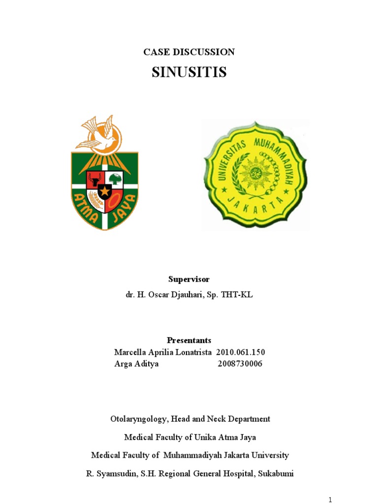 Case Sinusitis | PDF | Medical Imaging | Antibiotics