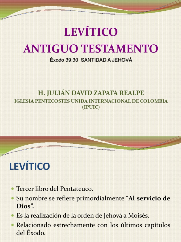LEVÍTICO | Libro de Levítico | Redención en el cristianismo