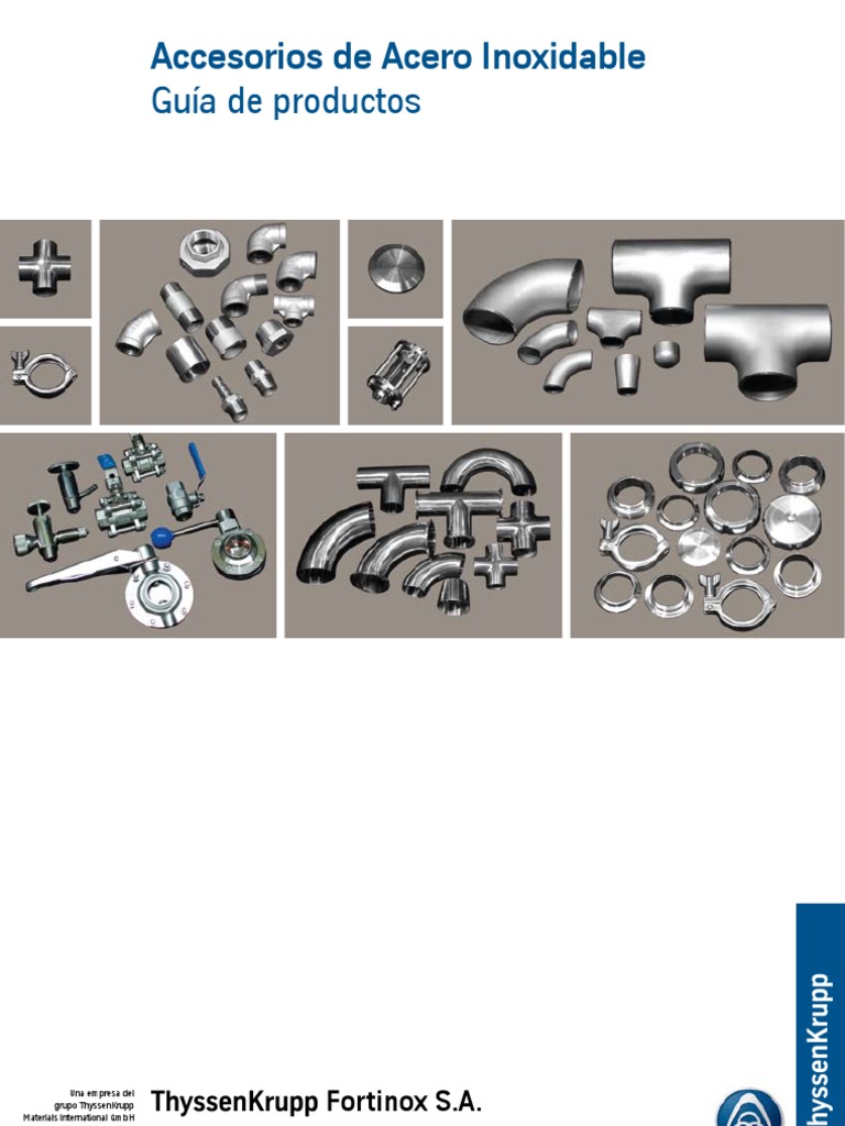 Catalogo Accesorios Acero Inoxidable | PDF | Cobre | Rieles