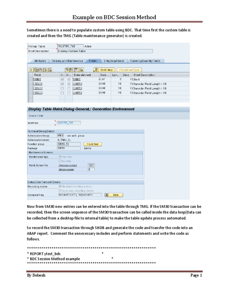 Example On BDC Session Method | PDF | Computer Engineering | Digital ...