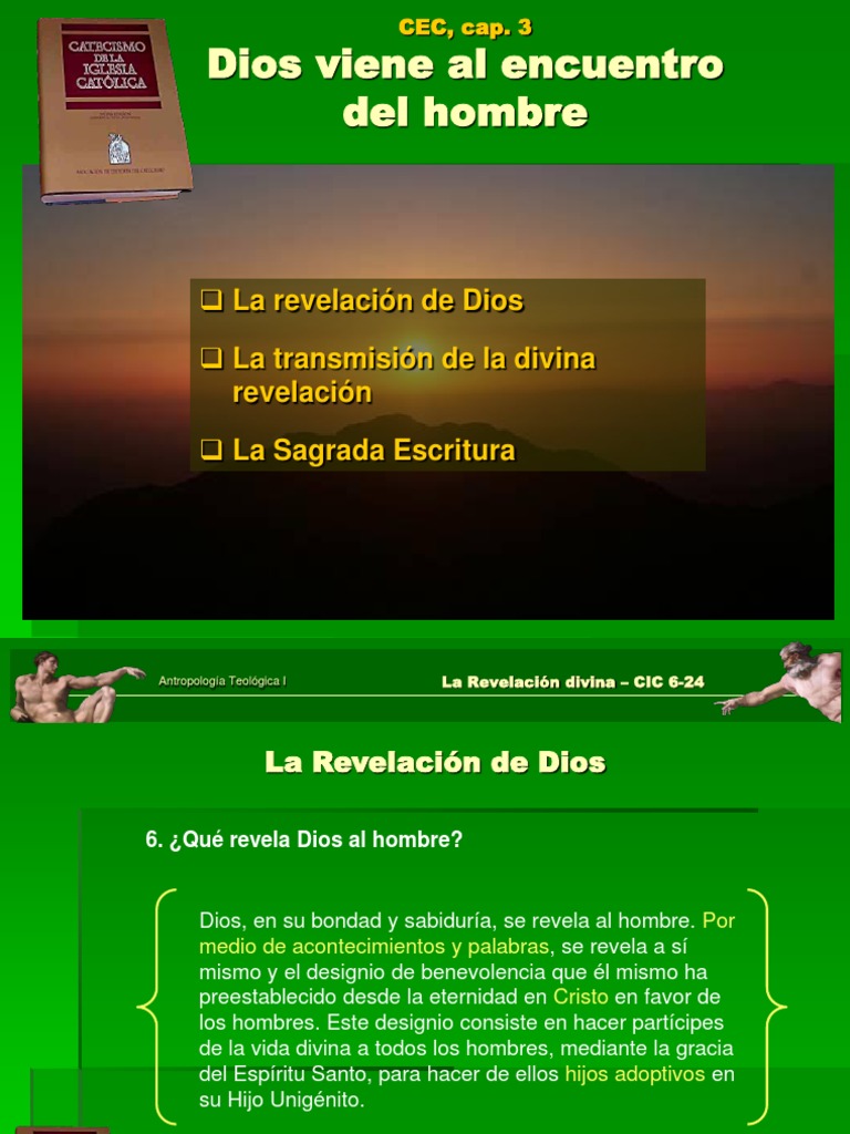 Etapas de la Revelación de Dios | PDF | Revelación | Biblia