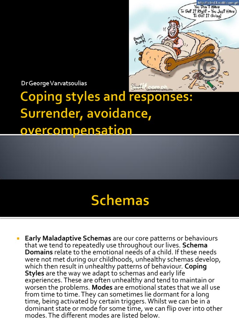 Schema Therapy: Coping Styles & Modes | PDF | Personality Disorder ...