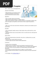 Lab Journal Template Pdf