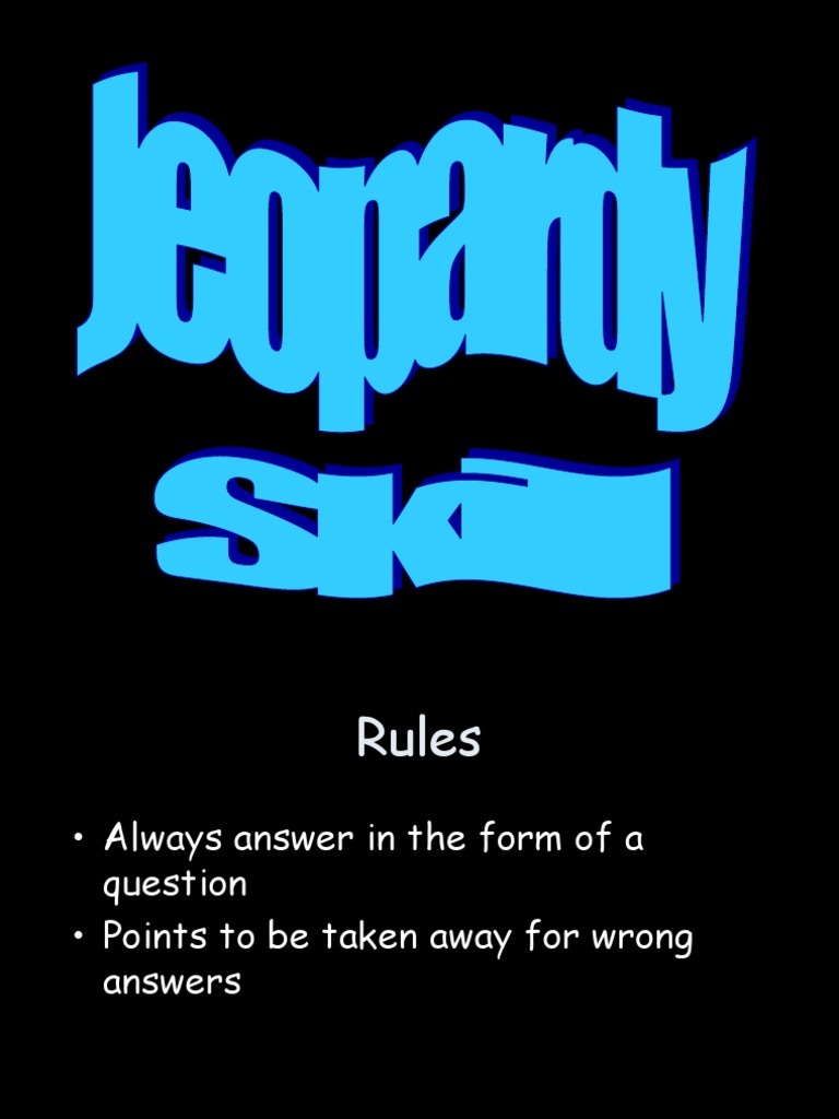 Parts of Speech Jeopardy | Download Free PDF | Part Of Speech | Onomastics