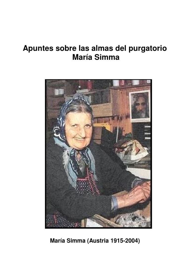 María Simma - Sobre El Purgatorio | PDF | Purgatorio | María, madre de ...