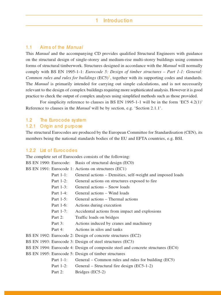 Timber Structure Design Manual EC5 | PDF | Technology & Engineering