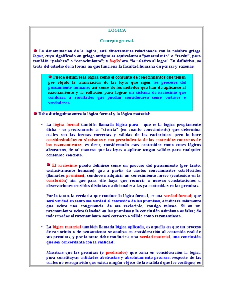Logica Elemental | PDF | Proposición | Lógica