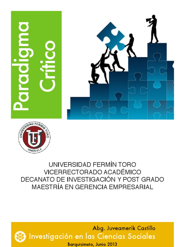 Paradigma Crítico | PDF | La teoría crítica | Paradigma