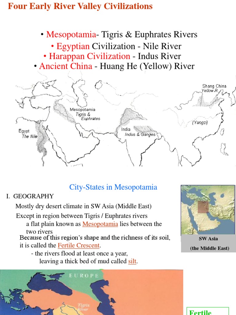 Overview of Early River Civilizations | PDF | Hammurabi | Mesopotamia