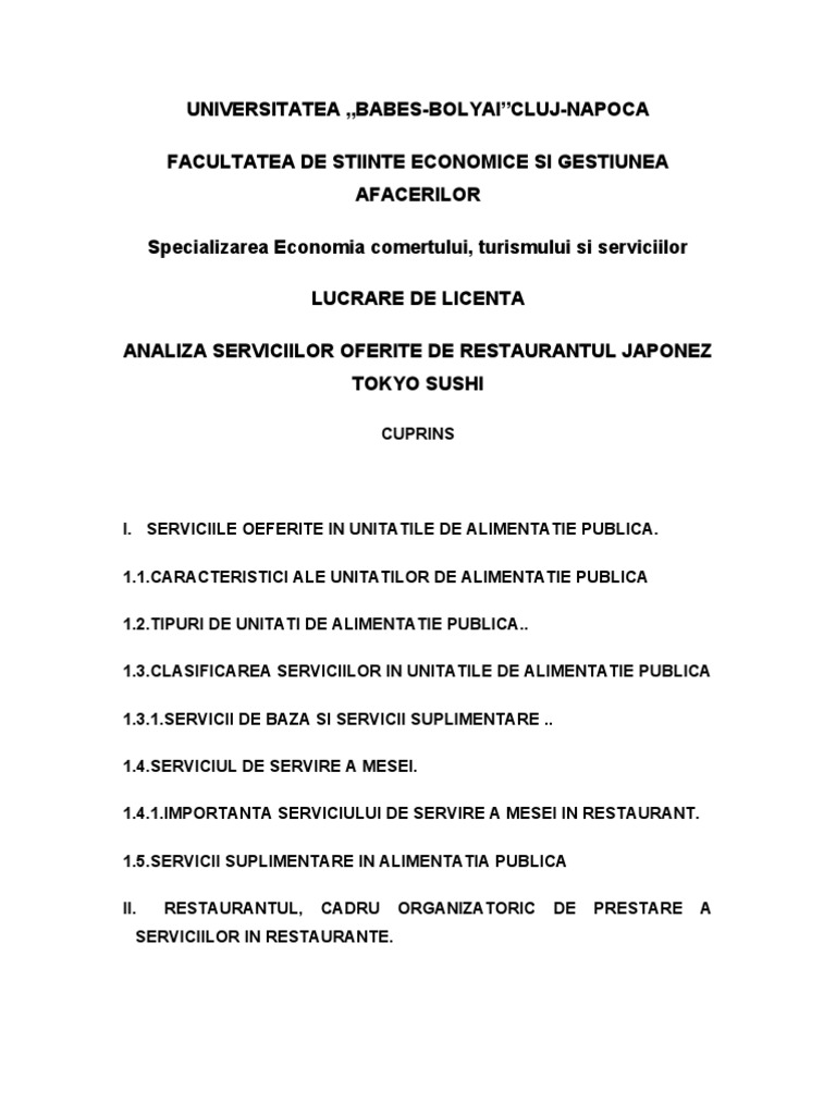 Model Licenta | PDF