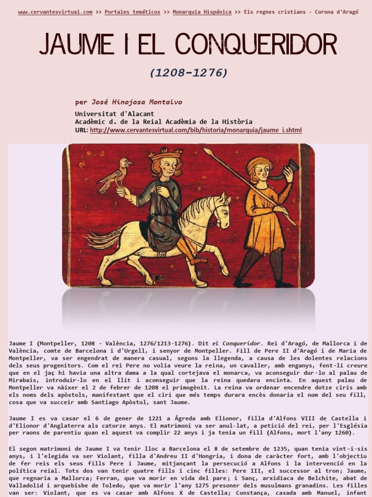Jaume Primer El Conqueridor | PDF