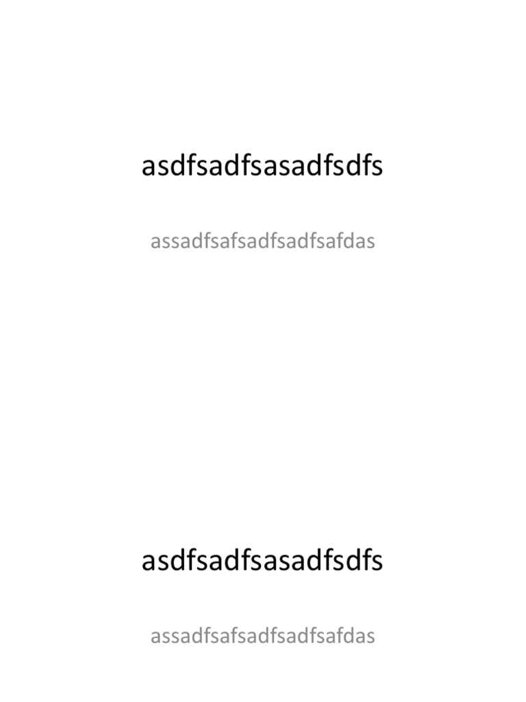 Asdf Typing | PDF | Wellness