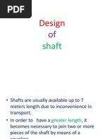 Shaft Design | PDF | Bending | Strength Of Materials