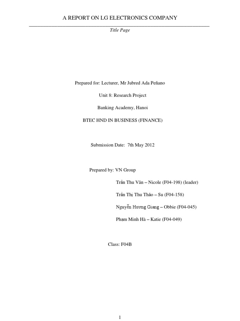 RP Assignment | Download Free PDF | Quality Management | Employment