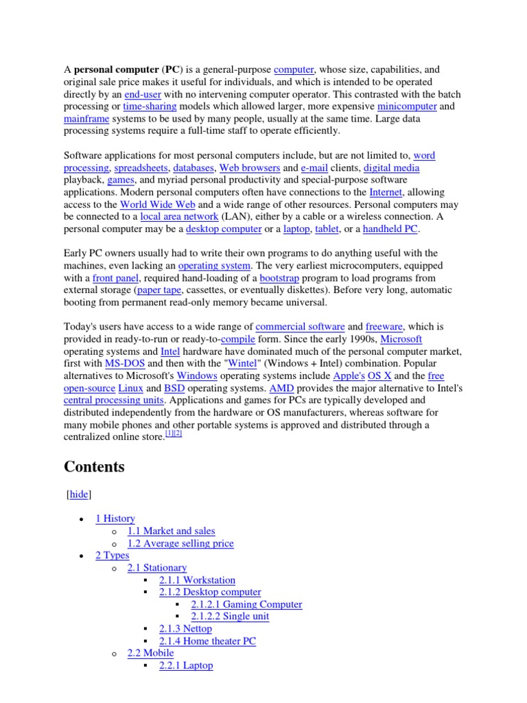 O o o o | PDF | Personal Computers | Microcomputers