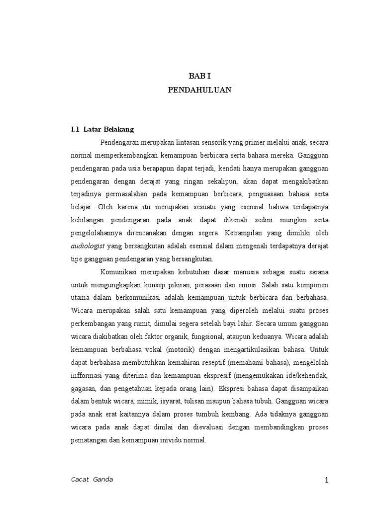 Askep Cacat Ganda | PDF