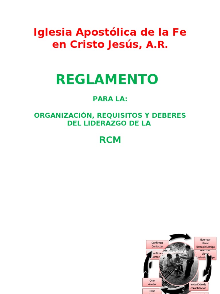 Organización de Las RCM Ii | PDF | Liderazgo | eucaristía