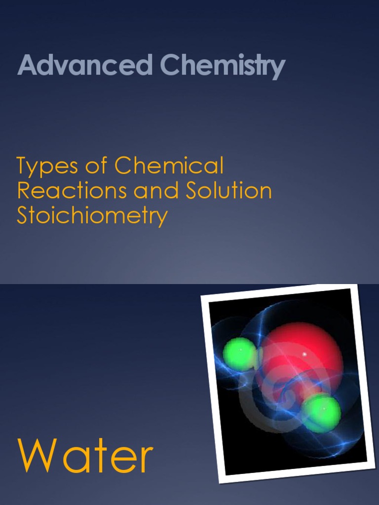 Advanced Chemistry | PDF | Acid | Chemical Polarity