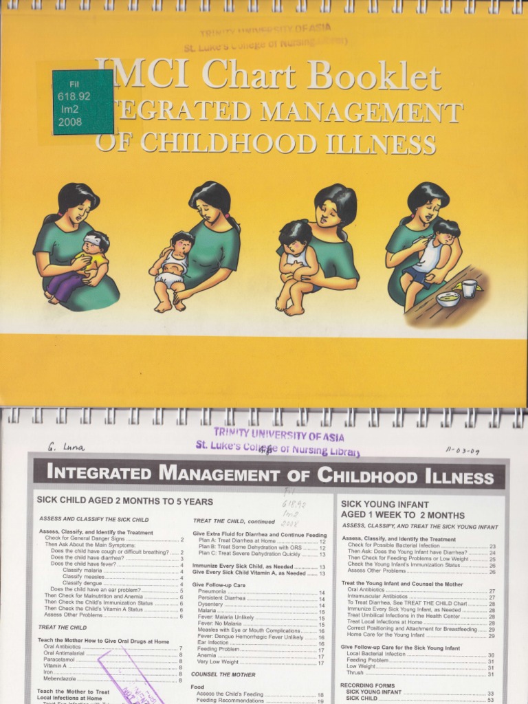 IMCI Chart | PDF | Breastfeeding | Clinical Medicine