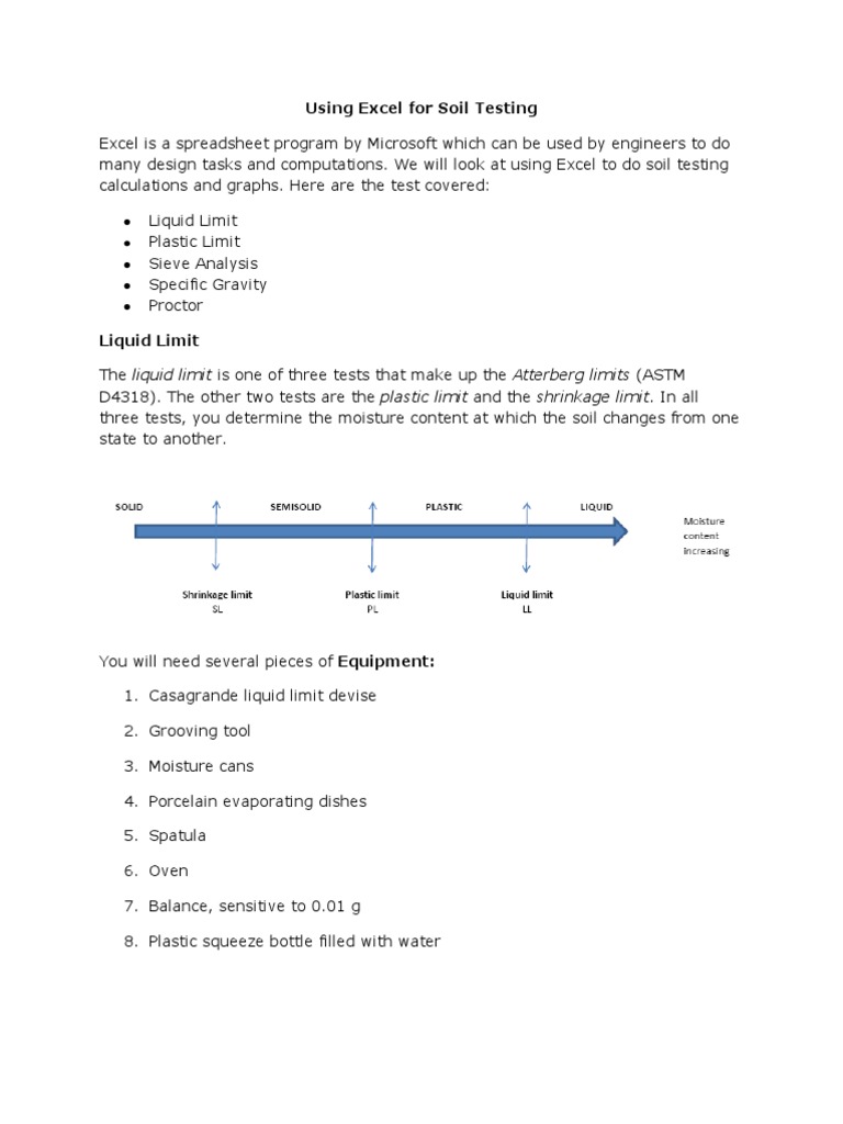 Using Excel For Soil Testing | PDF | Teaching Mathematics | Science