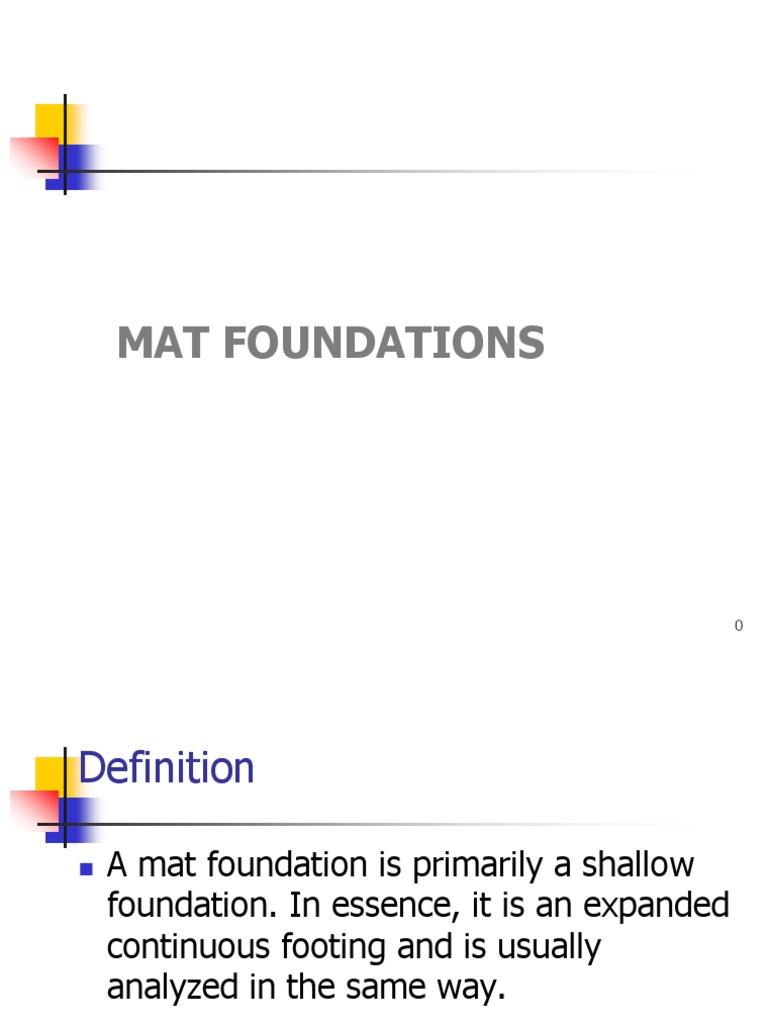 Mat Foundation | PDF | Basement | Deposition (Geology)