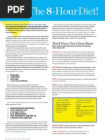 8 Hour Diet Cheat Sheet | PDF | Dieting | Drink