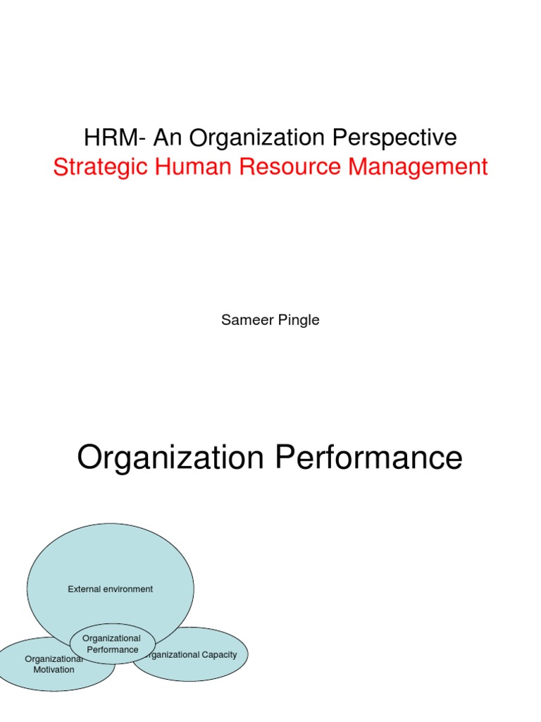 Strategic Alignment of Human Resource Management: Achieving ...