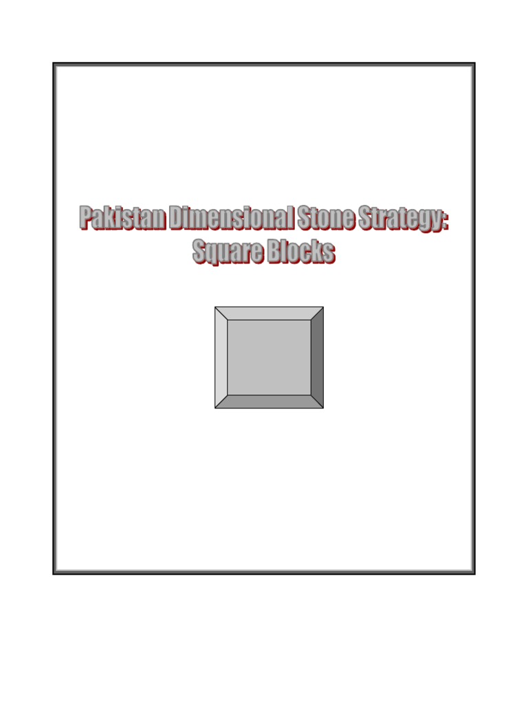 Marble and Granite Sector Strategy | PDF | Competitiveness | Strategic ...