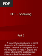 Pet Speaking Test Part 1 Questions | PDF | Language Arts & Discipline ...