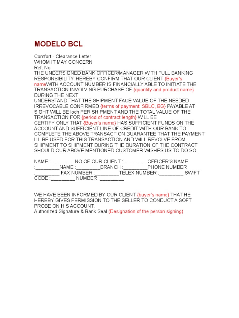 Modelo BCL | PDF