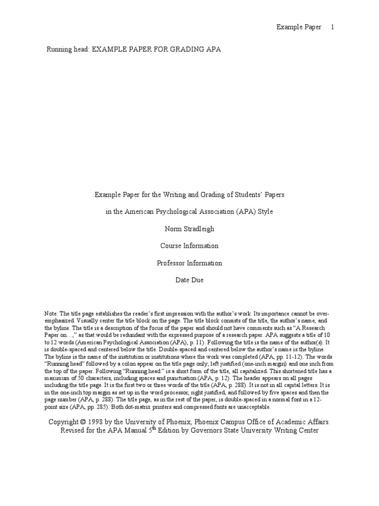 Student APA Sample Paper | PDF | Typefaces | Citation