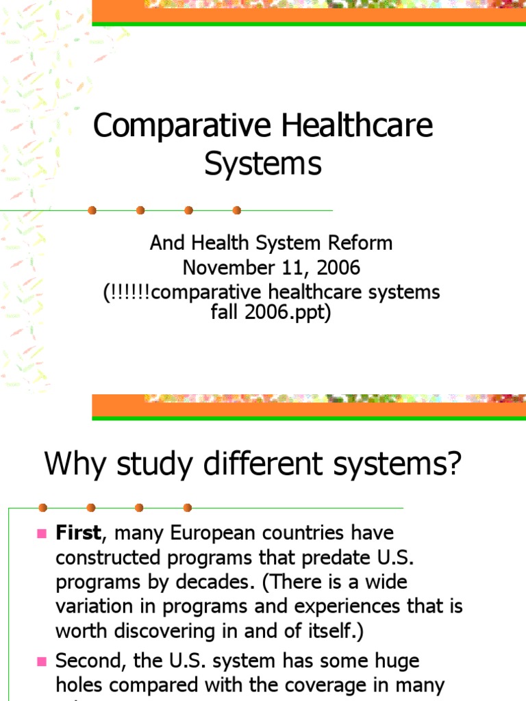 Comparative Analysis of Healthcare Systems in the United Kingdom ...
