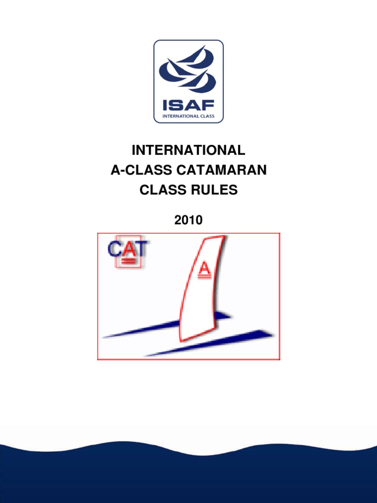 International A-Class Catamaran Class Rules | PDF | Sail | Water Sports