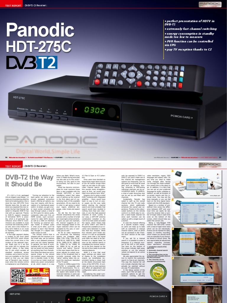 Panodic | Download Free PDF | High Definition Television | Digital Video Recorder